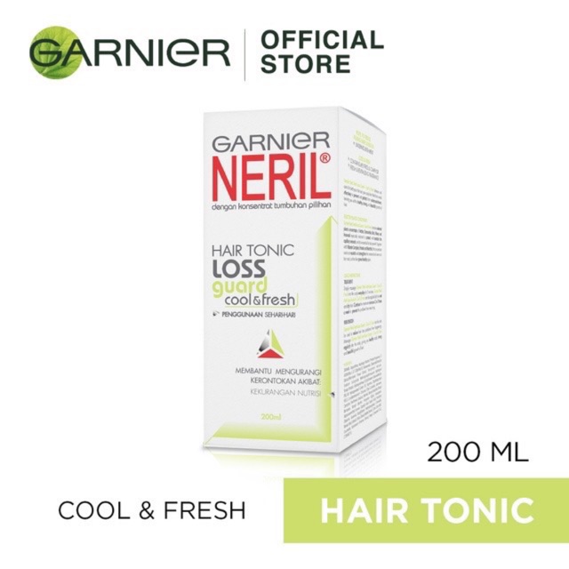 Jual Garnier Neril Cool & Fresh Hair Tonic 200ml | Shopee Indonesia