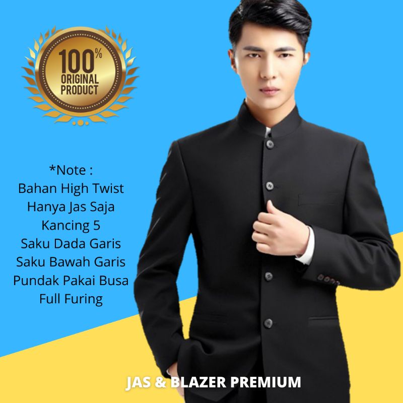 Jual JAS MANDARIN PRIA / JASKO / JAS KOKO / JAS IP MAN / JAS KERAH ...