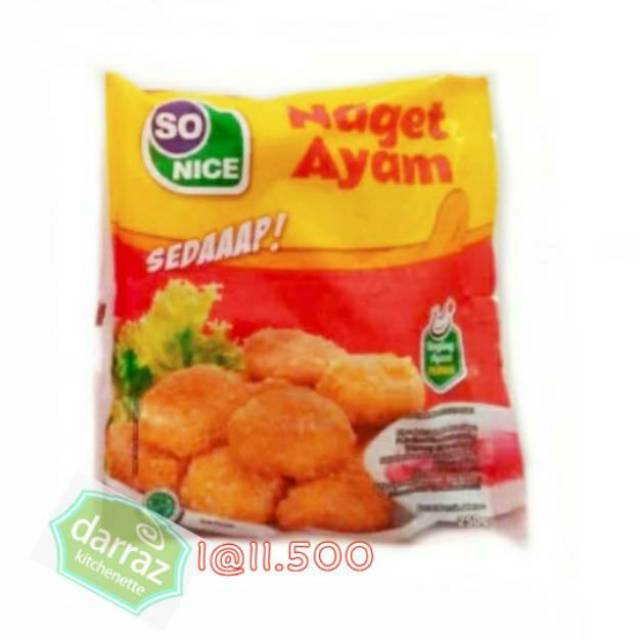 sonice / nuget so nice / frozen food/ nuget ayam | Shopee Indonesia