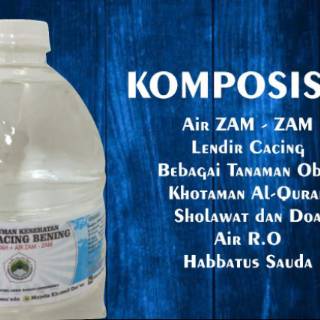 Jual Air Cacing Bening 600ml kaya akan khasiat Obat Typus, stroke ...