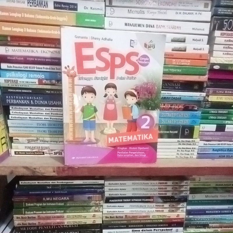 Jual buku esps matematika kelas 2 SD penerbit Erlangga kurikulum 2013 edisi revisi pengarang ...