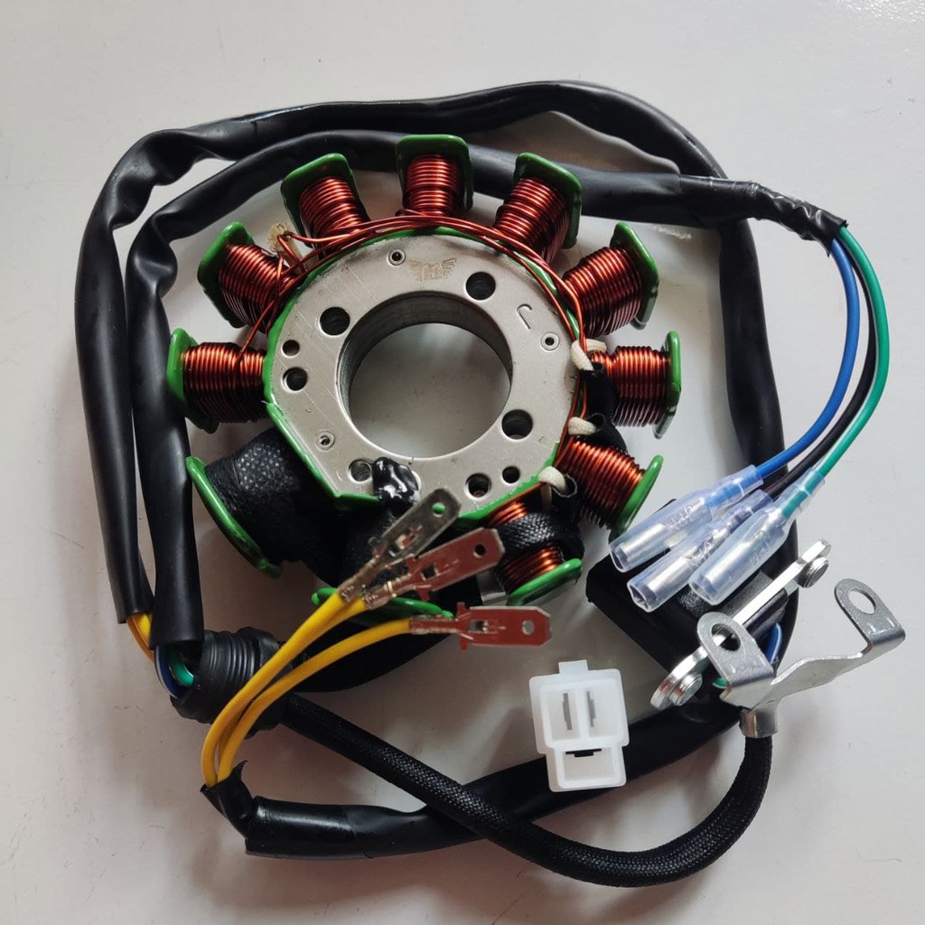 Jual Spul Spull Spool Pulser Stator Comp DC 12 Pole Viar Jialing Nozomi ...