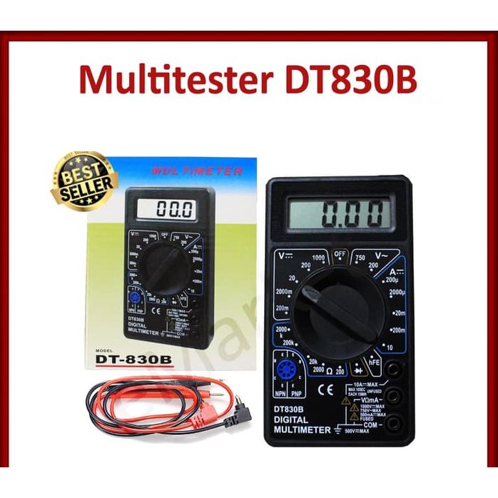 Jual Multimeter Digital DT830B - Avometer / Multitester - Multi Tester ...