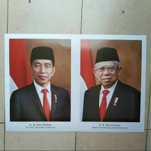 Jual POSTER PRESIDEN DAN WAKIL PRESIDEN RI | Shopee Indonesia