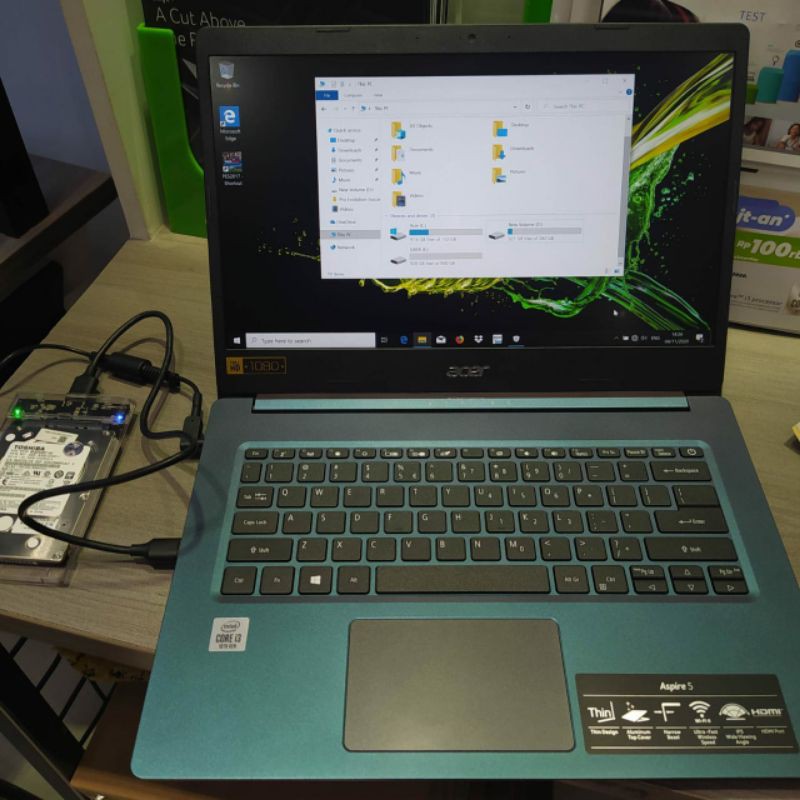 Jual MAGIC PURPLE ACER ASPIRE 5 A514 53 i3-1005G1/4GB/SSD512GB/14"FHD ...