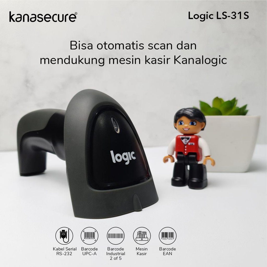 Jual LOGIC LS31S | SCANNER BARCODE 1D TANGAN | DIJUAL MURAH | Shopee ...