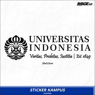 Jual STIKER KAMPUS UI STICKER CUTTING UNIVERSITAS INDONESIA STICKER ...