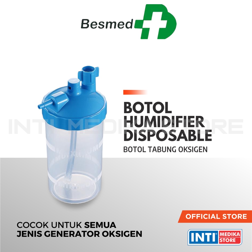 Jual BESMED - Botol Humidifier Disposable | Botol Tabung Oksigen ...