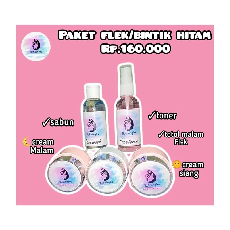 Jual PAKET FLEK/BINTIK HITAM TANPA SERUM(AMAN BUMIL BUSUI) Indonesia|Shopee Indonesia
