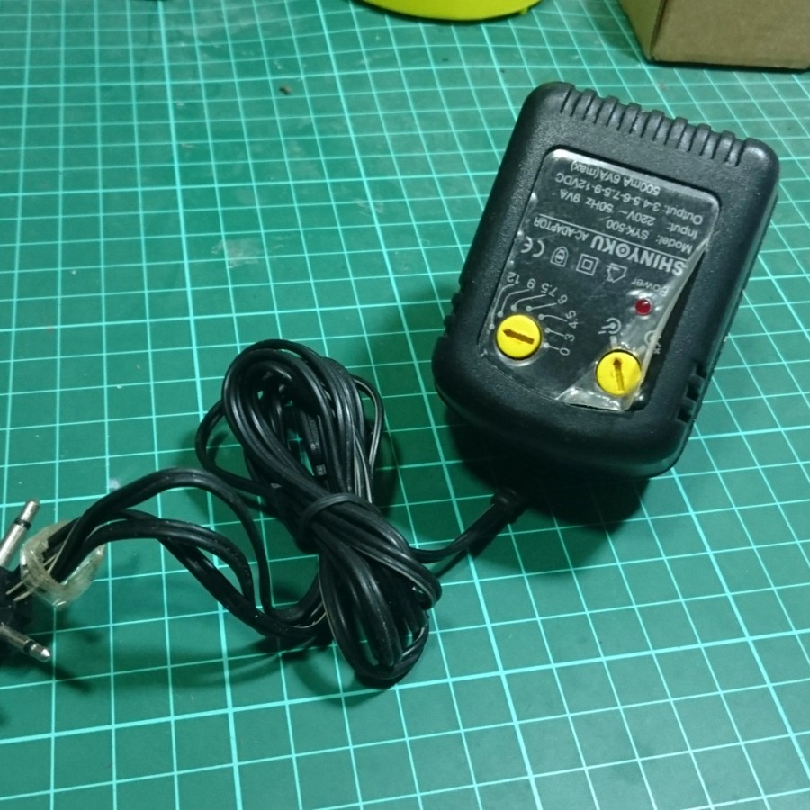Jual Shinyoku Adaptor DC 500 mA Multi Tegangan | Shopee Indonesia