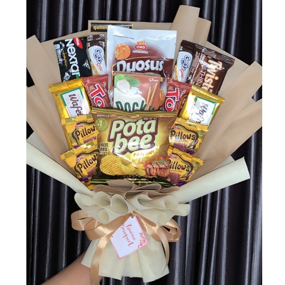Jual KHUSUS BOUQUET SNACK CUSTOM | BUKET SNACK CUSTOM | BUCKET SNACK ...