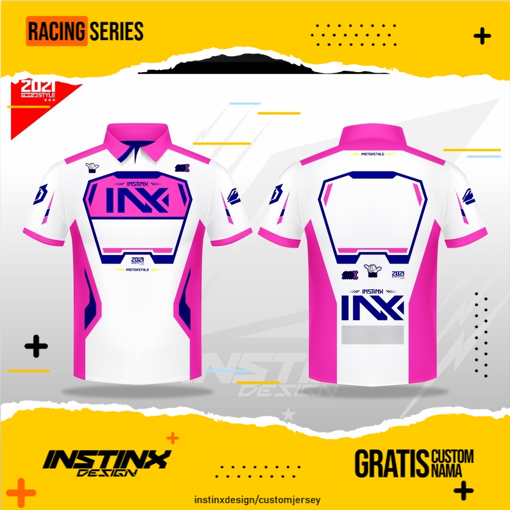 Jual Jersey Custom Design Bebas/ Jersey racing nama/ jersey racing ...