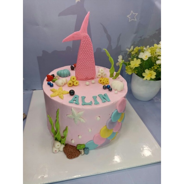 Jual Kue Ulang Tahun / Tart Cake mermaid | Shopee Indonesia