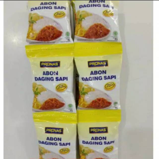 Jual Pronas Abon Sapi Original 20 Gram | Shopee Indonesia