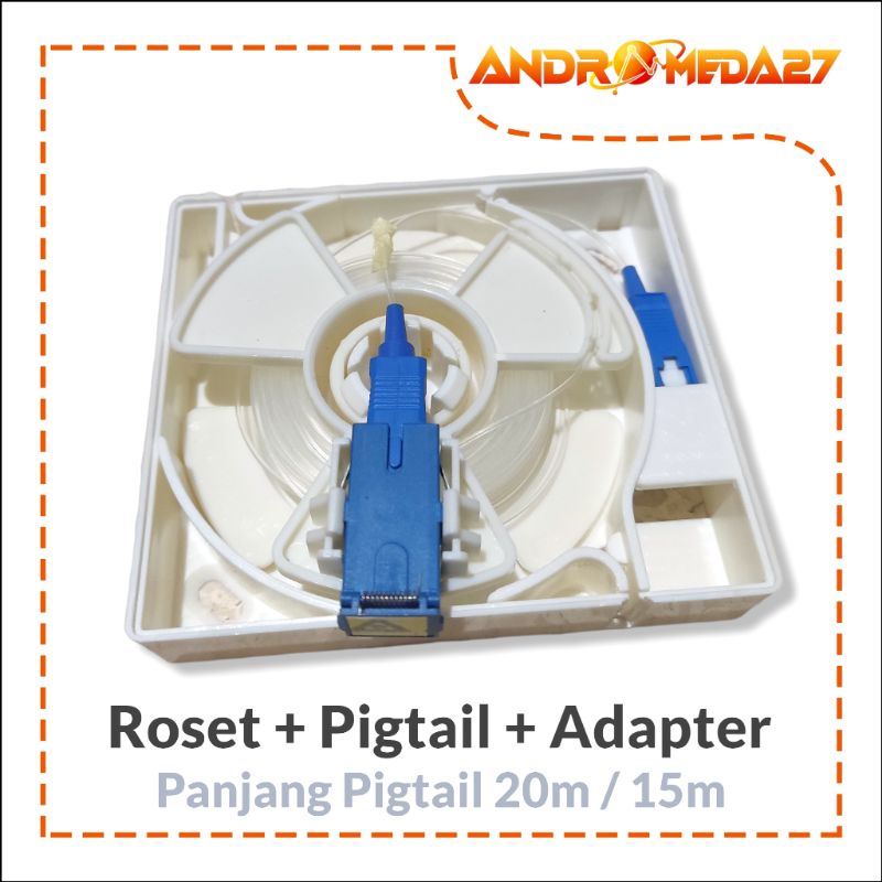 Jual Roset Fiber Optic Lengkap Pigtail dan Adapter | Shopee Indonesia