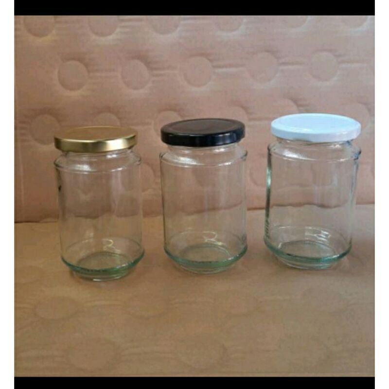 Jual Botol jar kaca 330 ml tutup kaleng 100% tutup baru | Shopee Indonesia