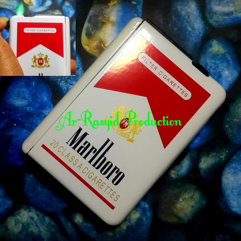 Jual Tempat - Kotak Rokok Dan Korek Api Bara Jing Pin Marlboro | Shopee ...