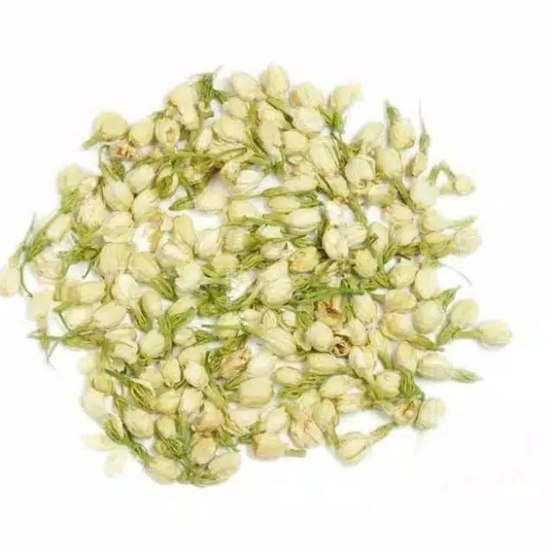 Jual TEH BUNGA MELATI KERING PREMIUM PURE DRIED JASMINE BUDS FLOWER TEA ...