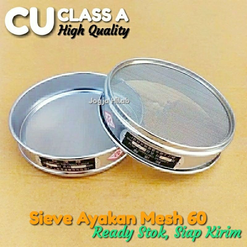 Jual Test Sieve Ayakan Mesh 60 High Quality CU CLASS A Indonesia|Shopee ...