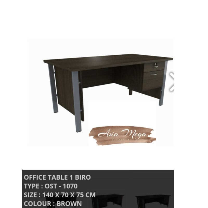 Jual meja kerja 1 biro/meja kantor/meja meeting orbitrend | Shopee ...
