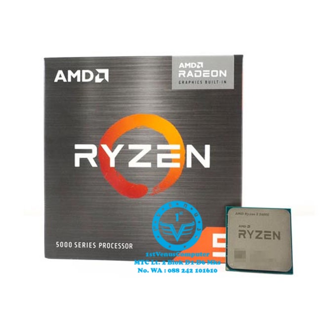 Jual PROCESSOR AMD RYZEN 5 5600G 3.9GHz CPU CORES 12 BOX PROSESOR/PRO11 ...