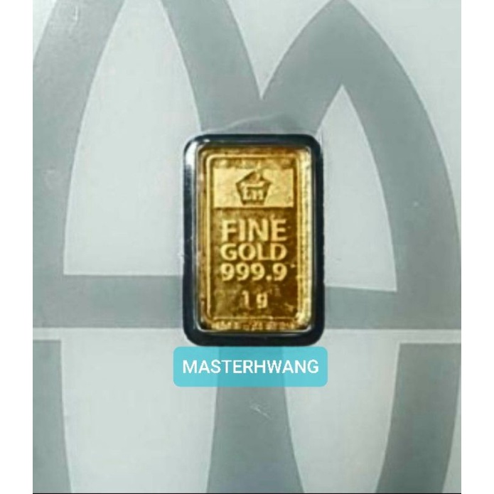 Jual Emas Batangan 1 gram Logam Mulia Antam 24K CertiEye kemasan baru ...