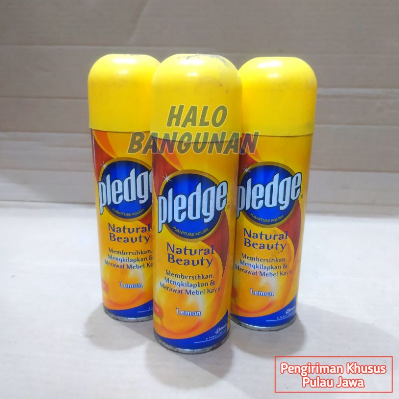 Jual Pledge Lemon Aerosol 170 ml Furniture Polish Pembersih Pengkilap ...
