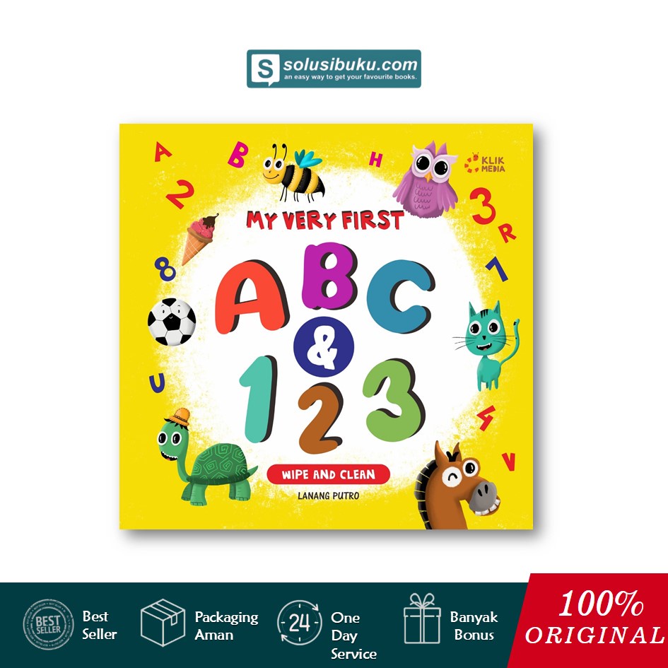 Jual Buku My Very First ABC & 123 Wipe and Clean (C-Klik Media ...