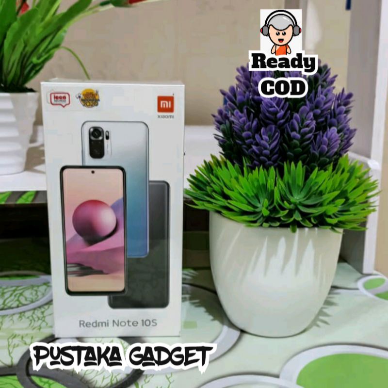 Jual Xiaomi Redmi Note 10S (6GB+64GB) Helio G95 64MP Quad Kamera Layar 6.43 | Shopee Indonesia