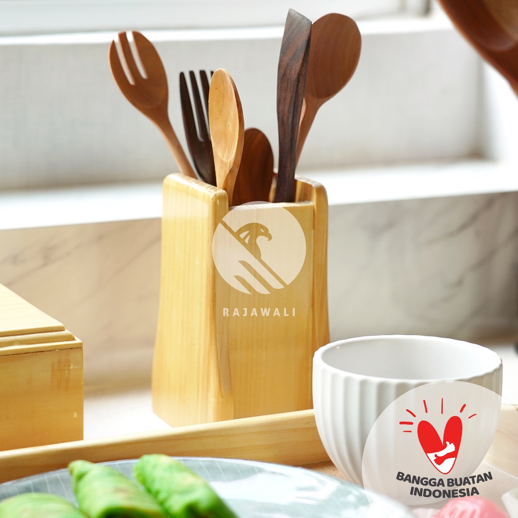 Jual Tempat Sendok Kayu Pinus | Shopee Indonesia
