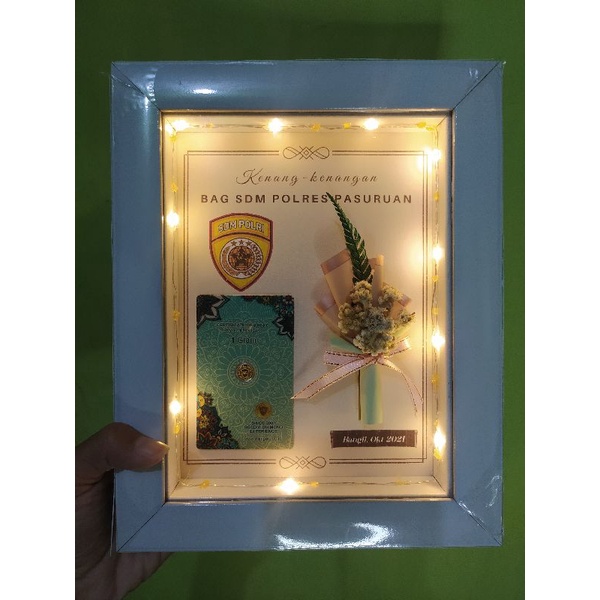 Jual pigura 3D/ pigora 3D/ frame 3D minimalis/ hampers minigold / kado ...