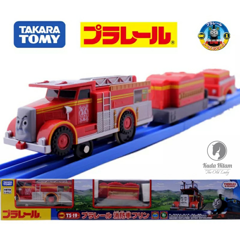 Jual Takara Tomy Plarail Thomas & Friends TS-19 Fire Engine Flynn ...