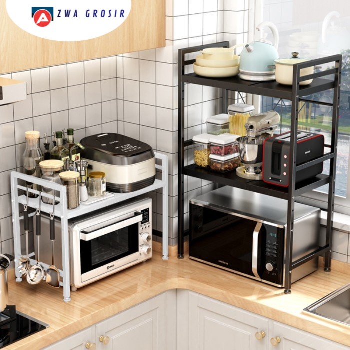Jual RAK DAPUR PORTABLE METAL OVEN MICROWAVE RAK SERBAGUNA PERLENGKAPAN ...