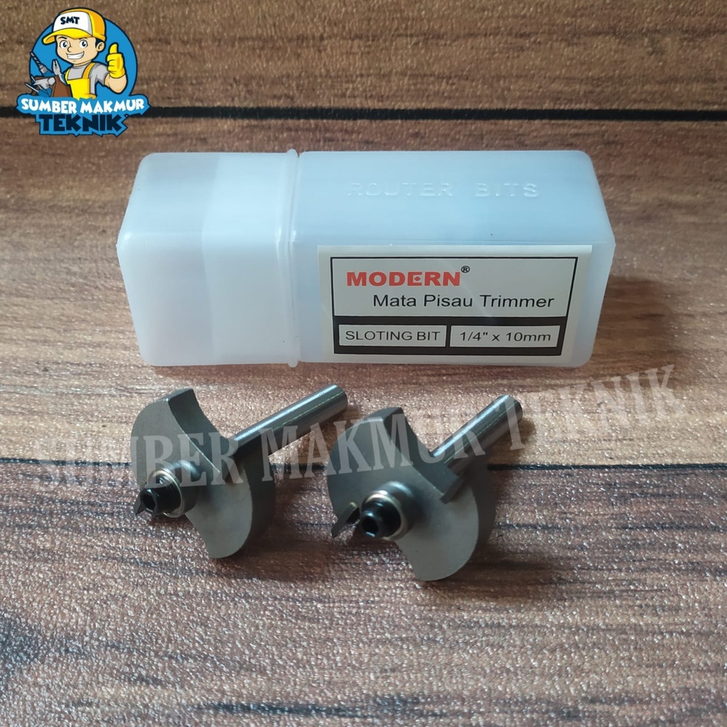 Jual Mata Profil Kayu Slotting Bit Router 1/4 x 3/8 inch ( 10 mili ...