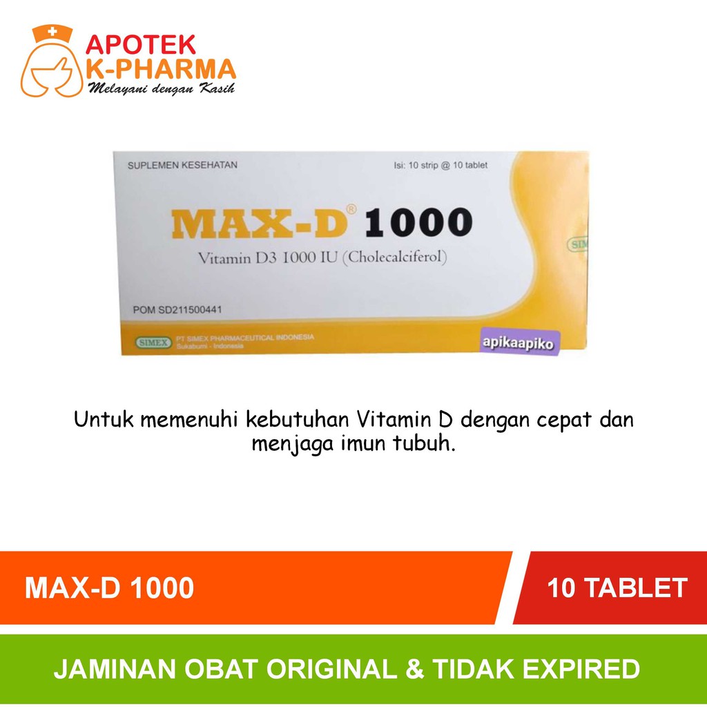Max D 1000 Obat Apa - Perumperindo.co.id