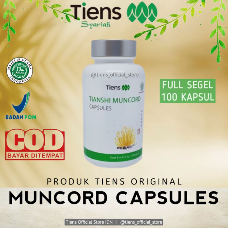 Jual Suplemen Penambah Stamina Tiens Muncord Cordyceps Multivitamin ...