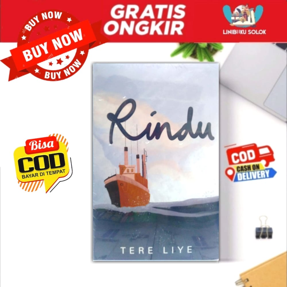 Jual Buku Novel RINDU Karya Tere Liye | Shopee Indonesia