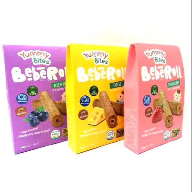 Jual SNACK ANAK - BEBE ROLL YUMMY BITES / CEMILAN ANAK BAYI SNACK SEHAT ...