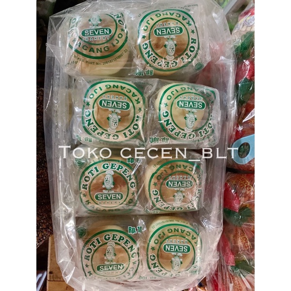 Jual ROTI GEPENG SEVEN KACANG IJO ISI 10pc | Shopee Indonesia
