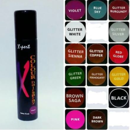 Jual X-Pert X Colour Hair Spray Cat Rambut Sementara (Khusus ...