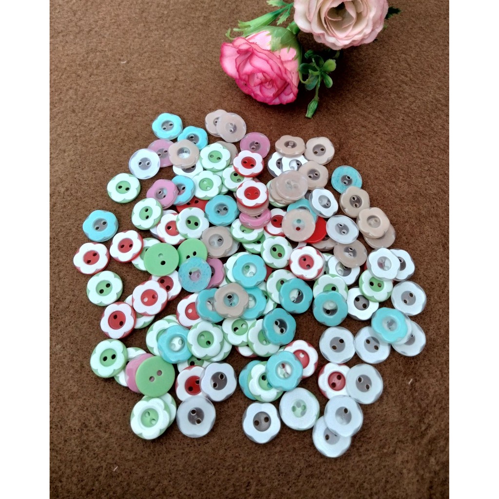 Jual KANCING BUNGA SAKURA 15mm | Shopee Indonesia