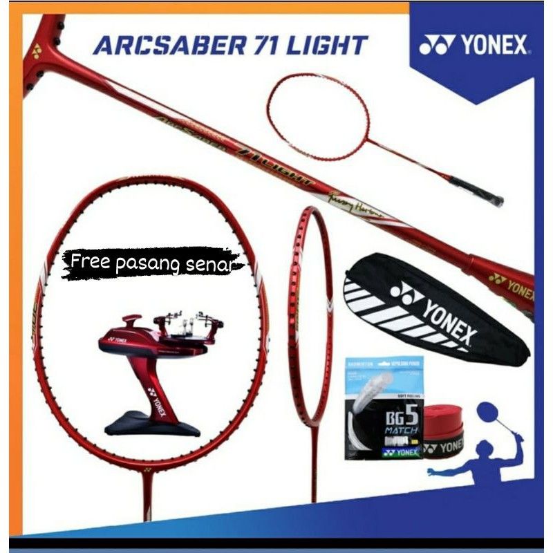 Jual Raket Badminton Yonex Arcsaber 71 Light / Nanoray 70 Light | Shopee Indonesia