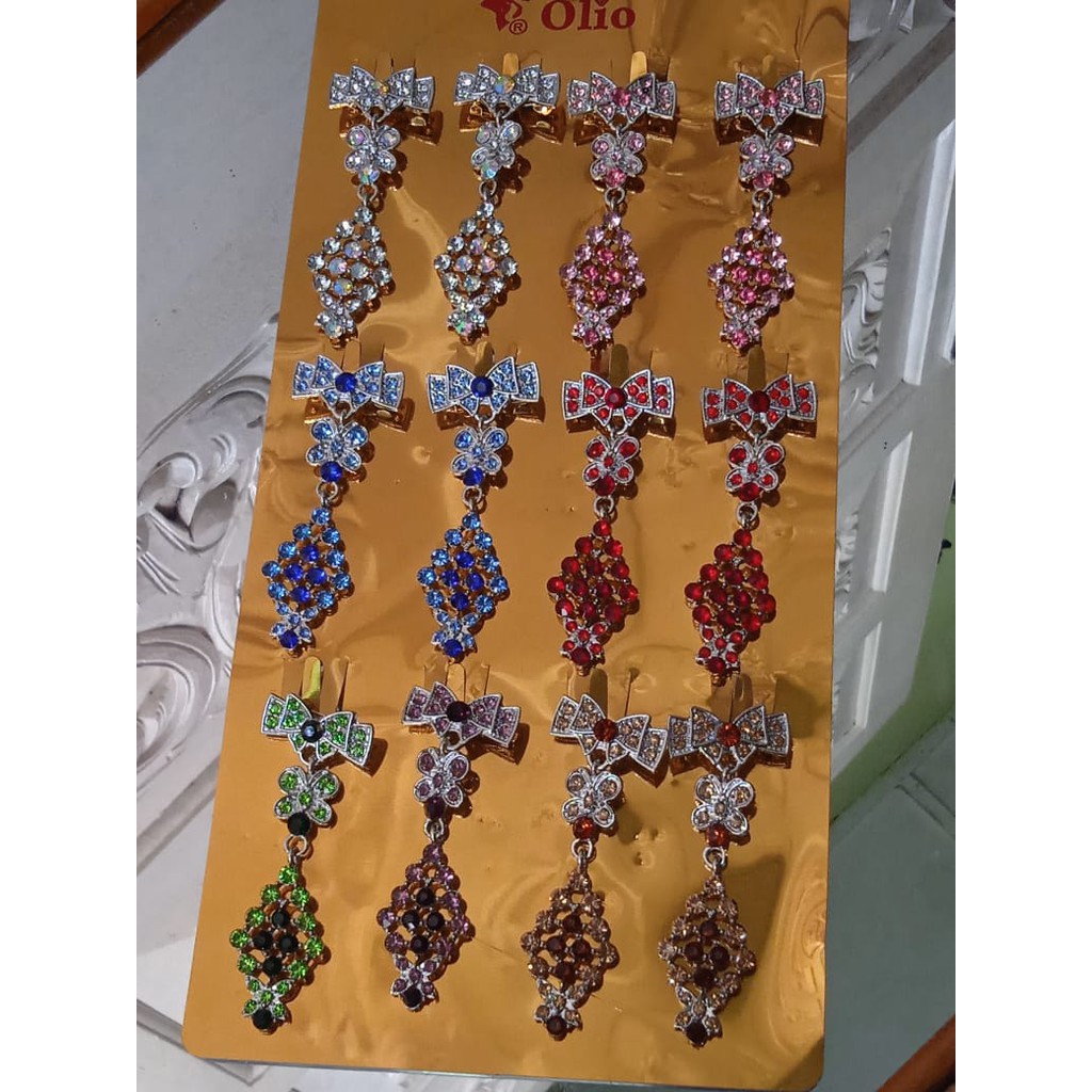 Jual Pin Hijab - Pin/Bros Hijab Motif Pita Belah Ketupat | Shopee Indonesia