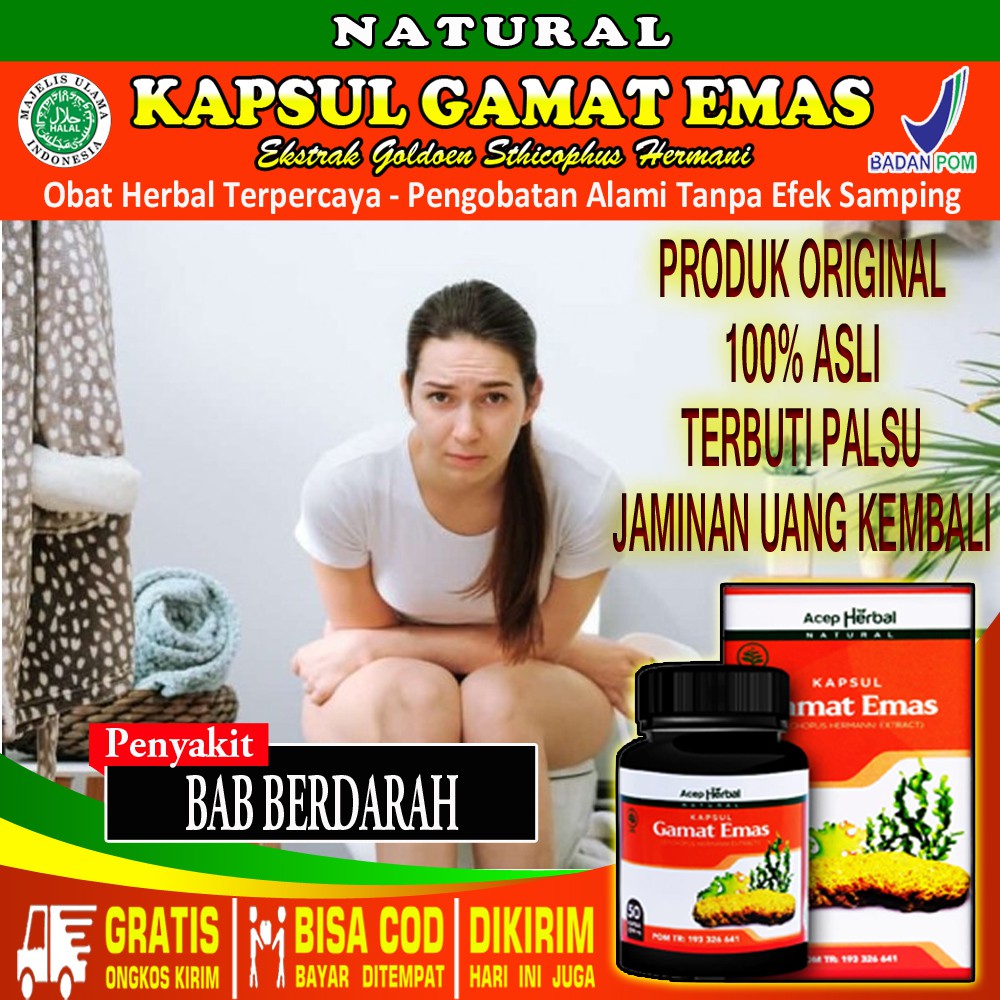 Jual Obat BAB Berdarah Wasir Ambeieun Radang Usus Keluar Darah Hemoroid ...