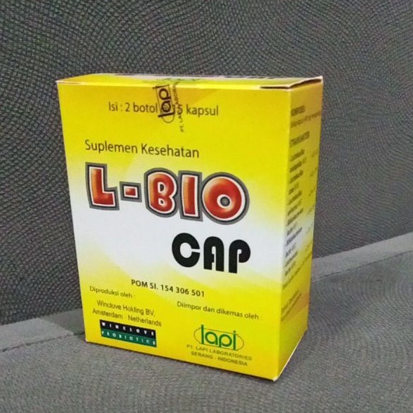 Jual L-BIO CAP (BOX : 2 BOTOL @ 15 KAPSUL) SUPLEMEN KESEHATAN ...
