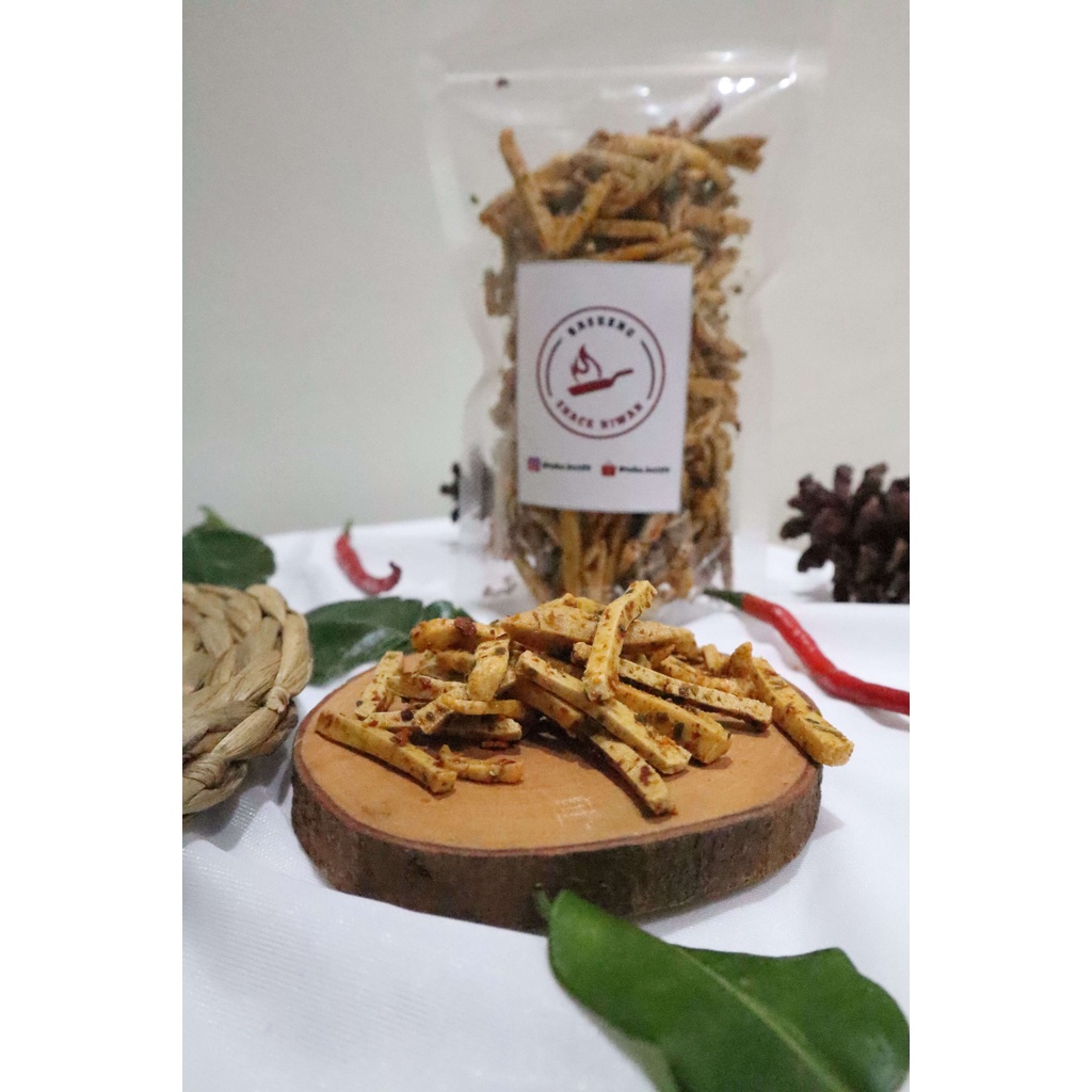 Jual Basreng Pedas daun jeruk 100 GR / Basreng Original daun jeruk ...