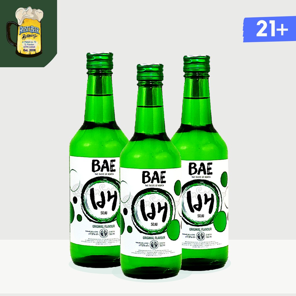 Jual Soju BAE 17.8% 360 ml - Original Flavour Taste of Korea | Shopee ...