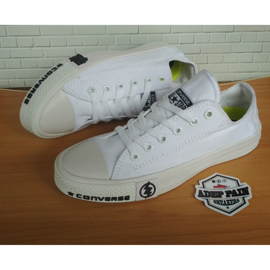 SEPATU ALL STAR CONVERSE FULL WHITE ORIGINAL PREMIIUM QUALITYe | Shopee ...