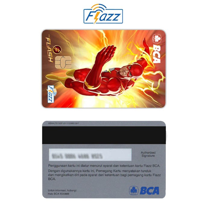Jual Flash Superhero Kartu E-Money Flazz BCA Gen 2 NFC Custom Card | Shopee Indonesia