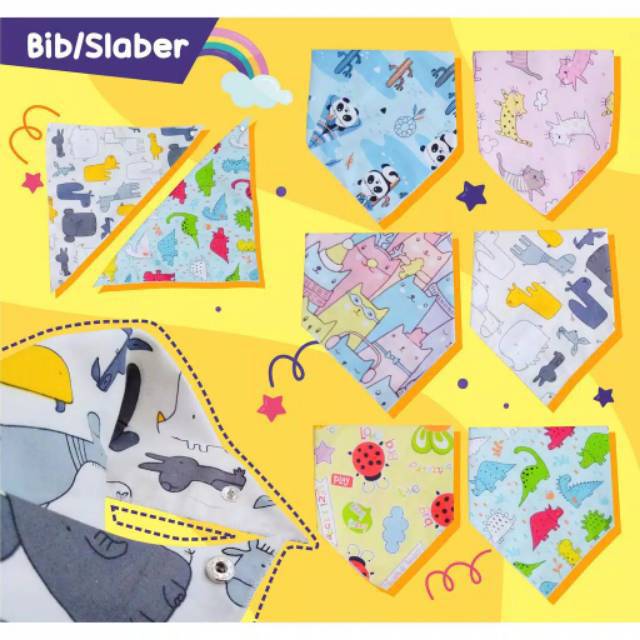 Jual Slaber segitiga / tadah iler / bib | Shopee Indonesia